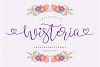 Wisteria Script (146371) | Script | Font Bundles