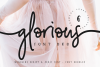 Glorious Font Duo Extras (40586) | Script | Font Bundles