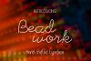 Beadwork font (29043) | Script | Font Bundles