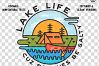 Lake Life Logo, Adventure Badge Retro Camp Patch SVG Sticker