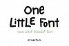 One Little Font (20658) | Handwritten | Font Bundles