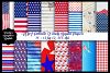 USA, 4th of July Patriotic Digital Papers (242129) | Patterns | Design ...