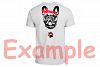 French bulldog Head Whit Bandana, cute Dog Family Pet 816S (91200 ...