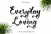 Everyday Loving Font (24720) | Script | Font Bundles