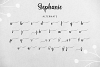 Stephanie Script Font (472437) | Calligraphy | Font Bundles
