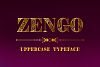 Zengo font (46178) | Logo | Font Bundles