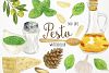 Watercolor Pesto Clipart, Pesto Clip Art, Pesto Illustration