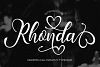 Rhonda Script (438258) | Calligraphy | Font Bundles