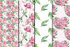 Watercolor Pink Peonies seamless digital paper pack (48148 ...