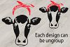 Cow Head whit Bandana SVG,cowboy western Farm Milk 813S