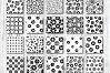 Hand Drawn Dots, 30 Seamless Patterns