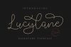 Lucylane - Signature Typeface (174092) | Script | Font Bundles