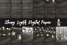 String Lights Digital Paper (152092) | Scrapbooking | Design Bundles