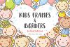 Kids frames and borders (117972) | Illustrations | Design Bundles
