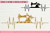 Old Sewing Machine|Hearbeat | SVG DXF PNG EPS Cutting File