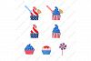 Patriotic Ice Cream clip art (56841) | Objects | Design Bundles