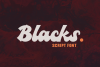 Blacks Script Font (256055) | Script | Font Bundles