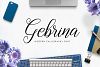 Gebrina Script (42244) | Script | Font Bundles