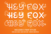 Hey Fox Font Trio (155146) | Regular | Font Bundles