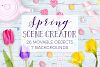 Spring Scene Creator - Top View (57638) | Mock Ups | Design Bundles