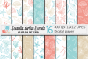 Sea life seamless patterns / Ocean hand drawn digital papers