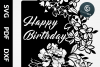 SVG / PDF / DXF Birthday Card, Papercutting Template (514968) | Paper ...
