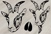 Goat Head whit Horns SVG, feet goats Farm Milk 790S (86177) | SVGs ...