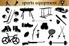 Sports equipment (45721) | Illustrations | Design Bundles
