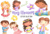 May Flowers Clip Art Collection