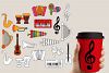 Music instruments and bands illustrations - Big Bundle (73989 ...