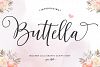 Buttella Script (216370) | Calligraphy | Font Bundles