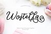 NEW | Wostella Script (225083) | Calligraphy | Font Bundles