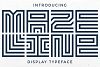 Maze Line Typeface (231460) | Logo | Font Bundles