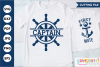 Captain and First Mate matching SVG