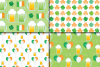 St Patrick`s Day Digital Paper Pack / Irish backgrounds / Shamrock ...