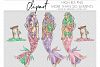 mermaid clipart, planner girl, party glitter underwater sea (123445 ...
