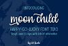 Moon Child Font Trio