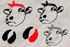 Cow Head whit Bandana SVG, cowboy western Farm Milk 778S (83649) | SVGs ...