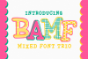 BAMF - A Crazy Font! (74060) | Duo and Trios | Font Bundles