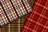 Plaid Christmas Digital Paper