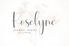 Roselyne Calligraphy Script Font (110445) | Script | Font Bundles