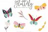 Butterfly Clip Art (75030) | Illustrations | Design Bundles