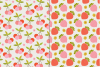Retro Fruit & Flower Patterns