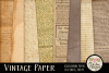 Vintage Paper Backgrounds - Vintage Texture Digital Papers