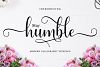 Humble Script (13730) | Calligraphy | Font Bundles