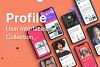 Profile Mobile UI Concept (101604) | Web Elements | Design Bundles