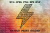 Lightning Bolt Svg, Flash Svg, Zentangle SVG, Mandala svg (226085 ...