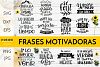 FRASES MOTIVADORAS SVG BUNDLE - Inspirational Cut files