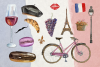So French! - Watercolor Clip Art Set