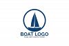 Boat vector logo design. (406624) | Logos | Design Bundles